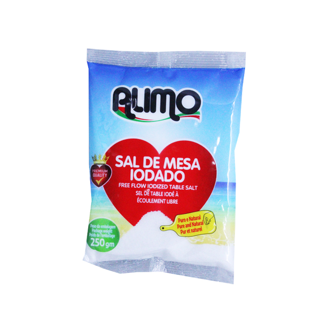 SAL DE MESA FINO ALIMO 250g - ALIMENTA ANGOLA RETAIL, LDA